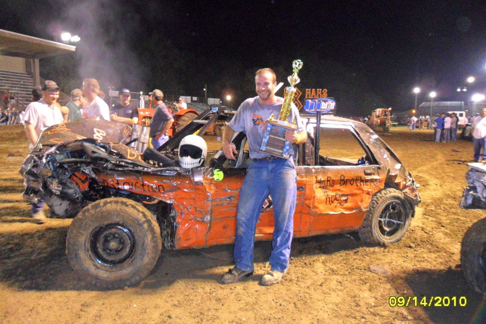 Austin Hahs Wins 1st Place in Demo Derby