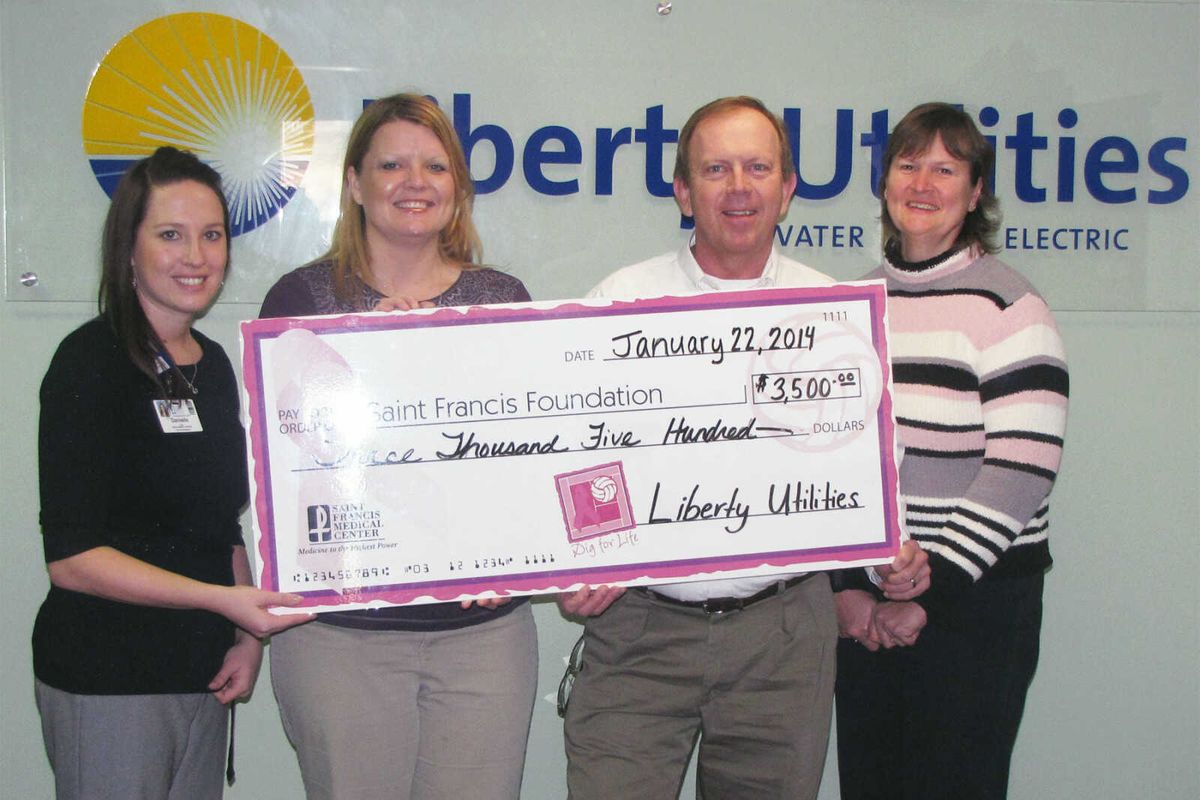 Liberty Utilities Donate $3,500 to Dig for Life