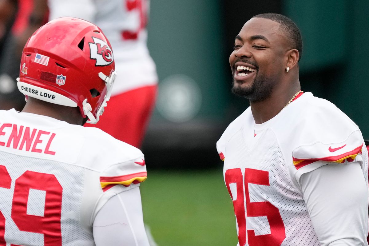 Chiefs star Chris Jones often cries during the national anthem. The re...