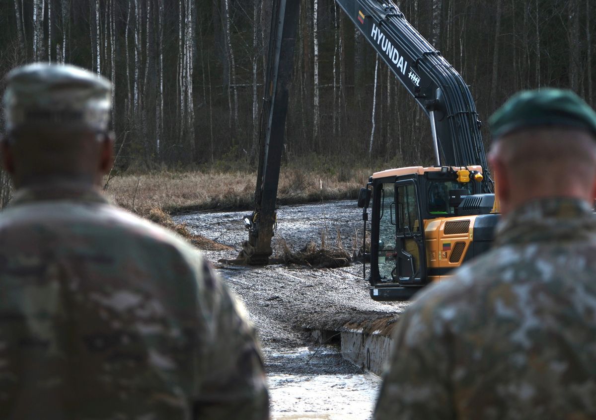 US armored vehicle missing in Lithuania pulled from swamp but fate of ...