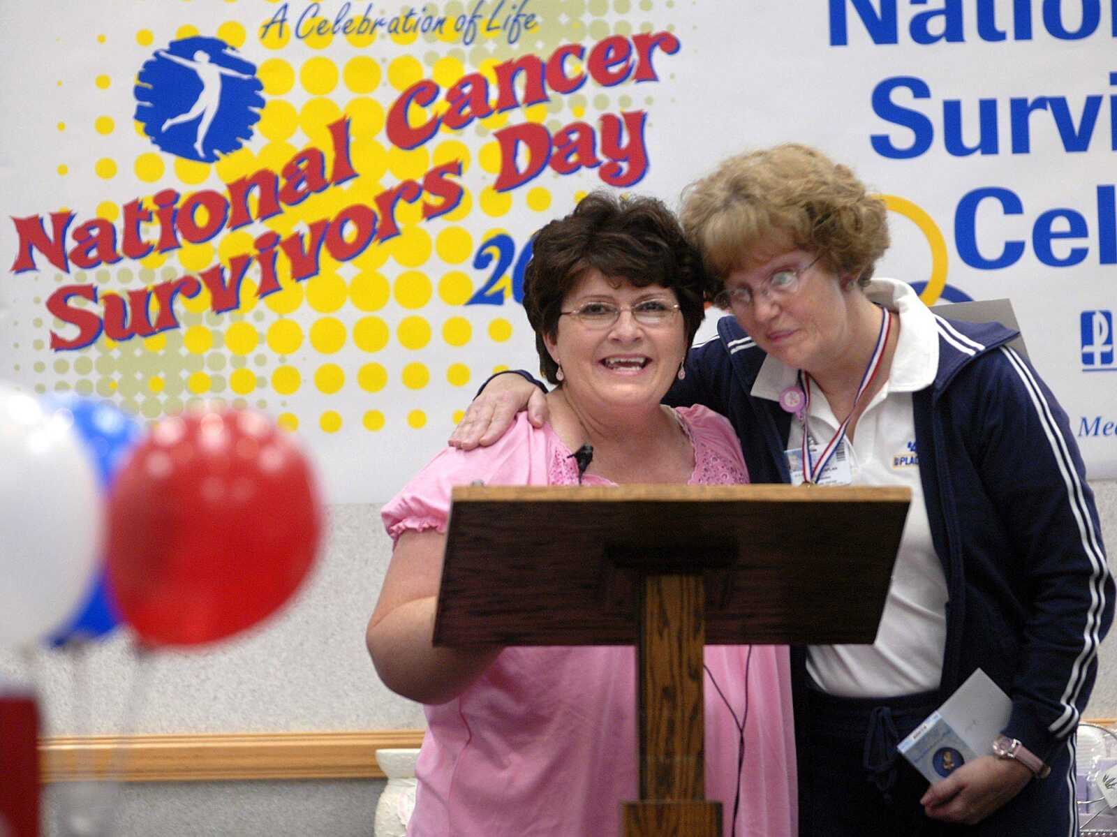 Cancer survivors celebrate National Cancer Survivor Day at Saint Franc...