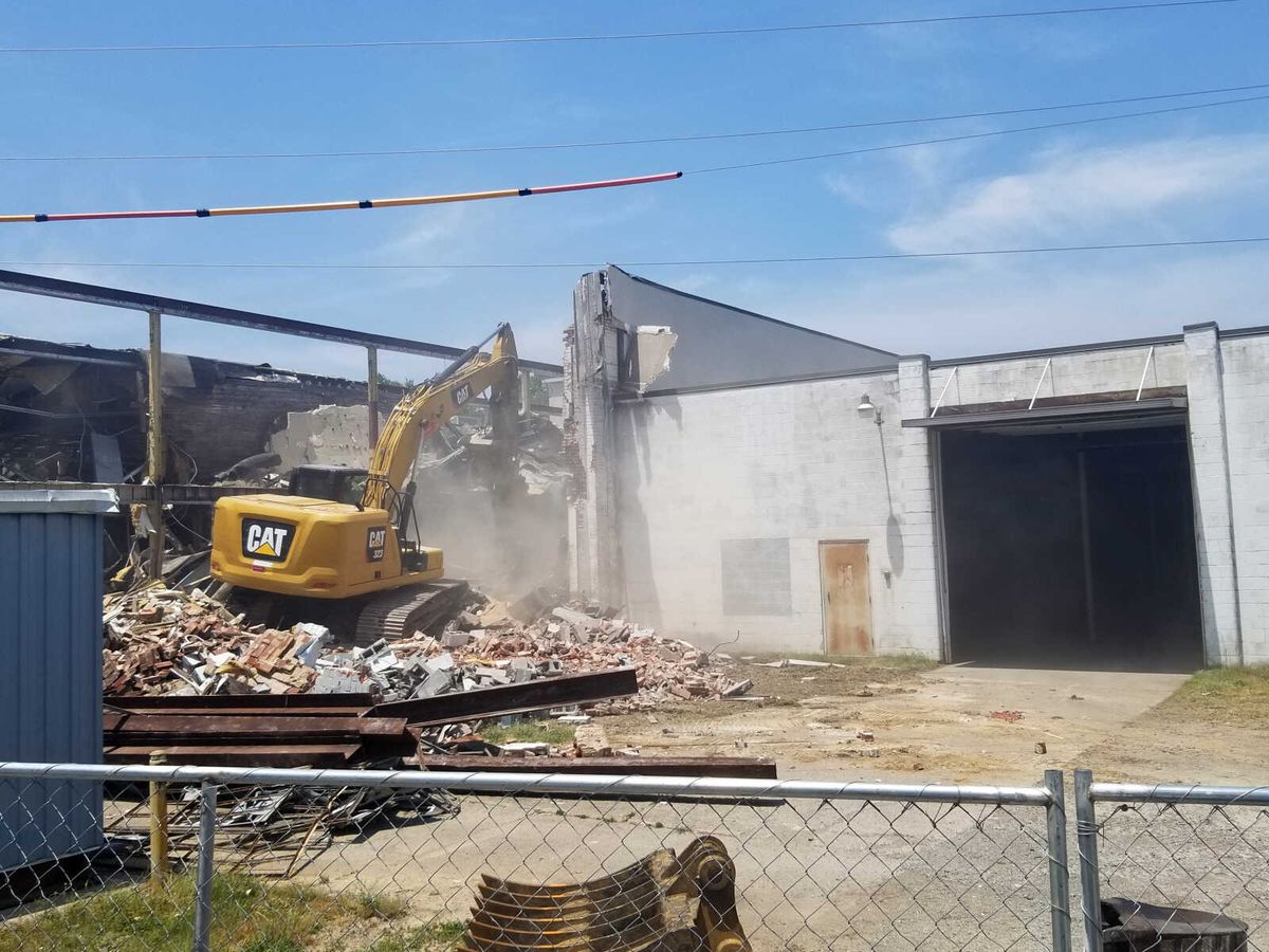 Demolition work begins on Cape Girardeau's Thorngate Holding...