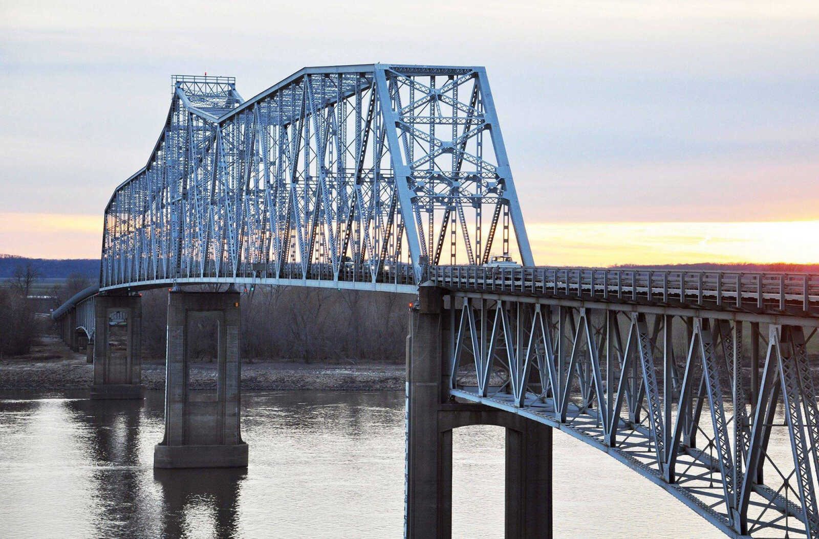 Did you know? Mississippi River bridge at Chester once collapsed. Here...