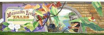Mississippi River Tales mural
