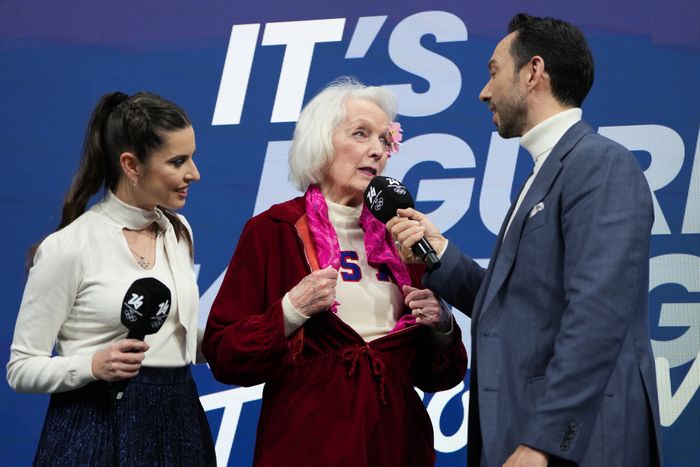 Tenley Albright, 90, takes in Olympic figure skating 70 years after wi...