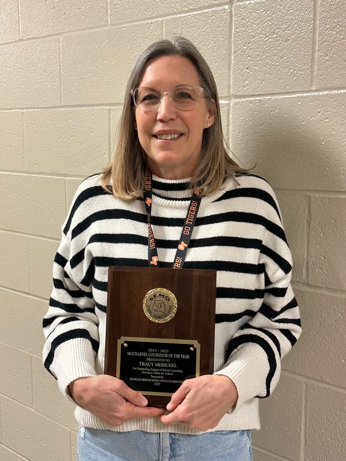 Cape Central Academy's Tracy Merickel honored as Multi-Level Counselor...