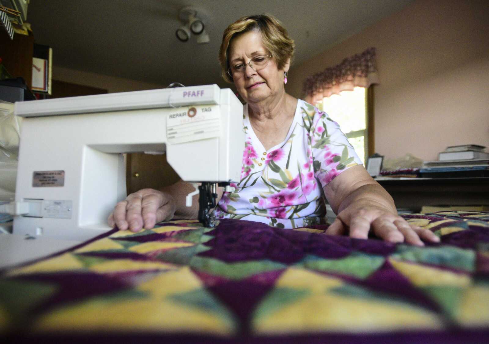 Joyce Kester finds joy in piecing together quilts at her own pace