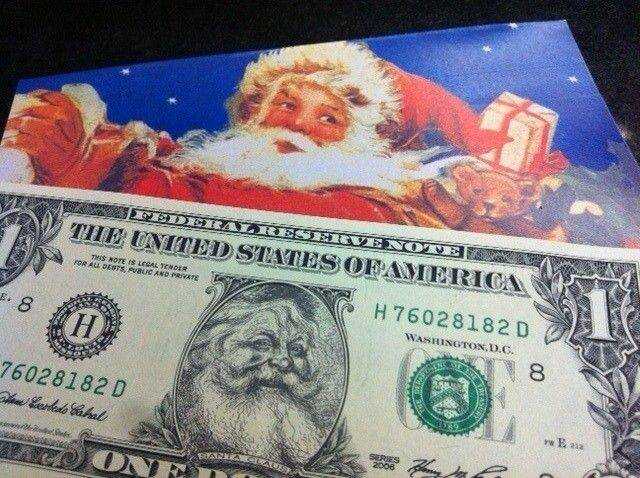 Bank of Missouri Santa Bucks