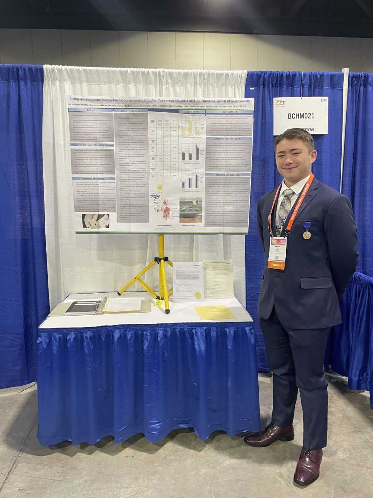 Area students compete at international science fair; Jackson's Luker h...