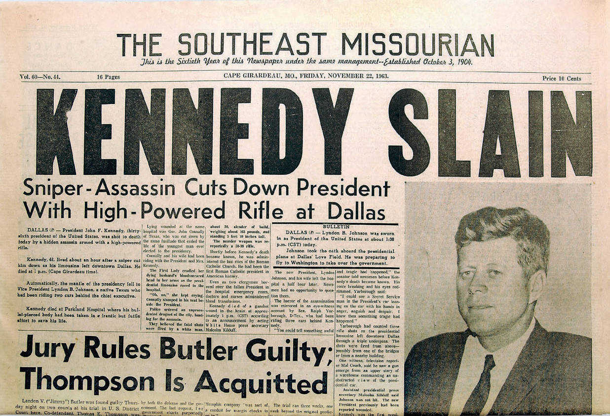 Kennedy assassination - Nov. 22, 1963