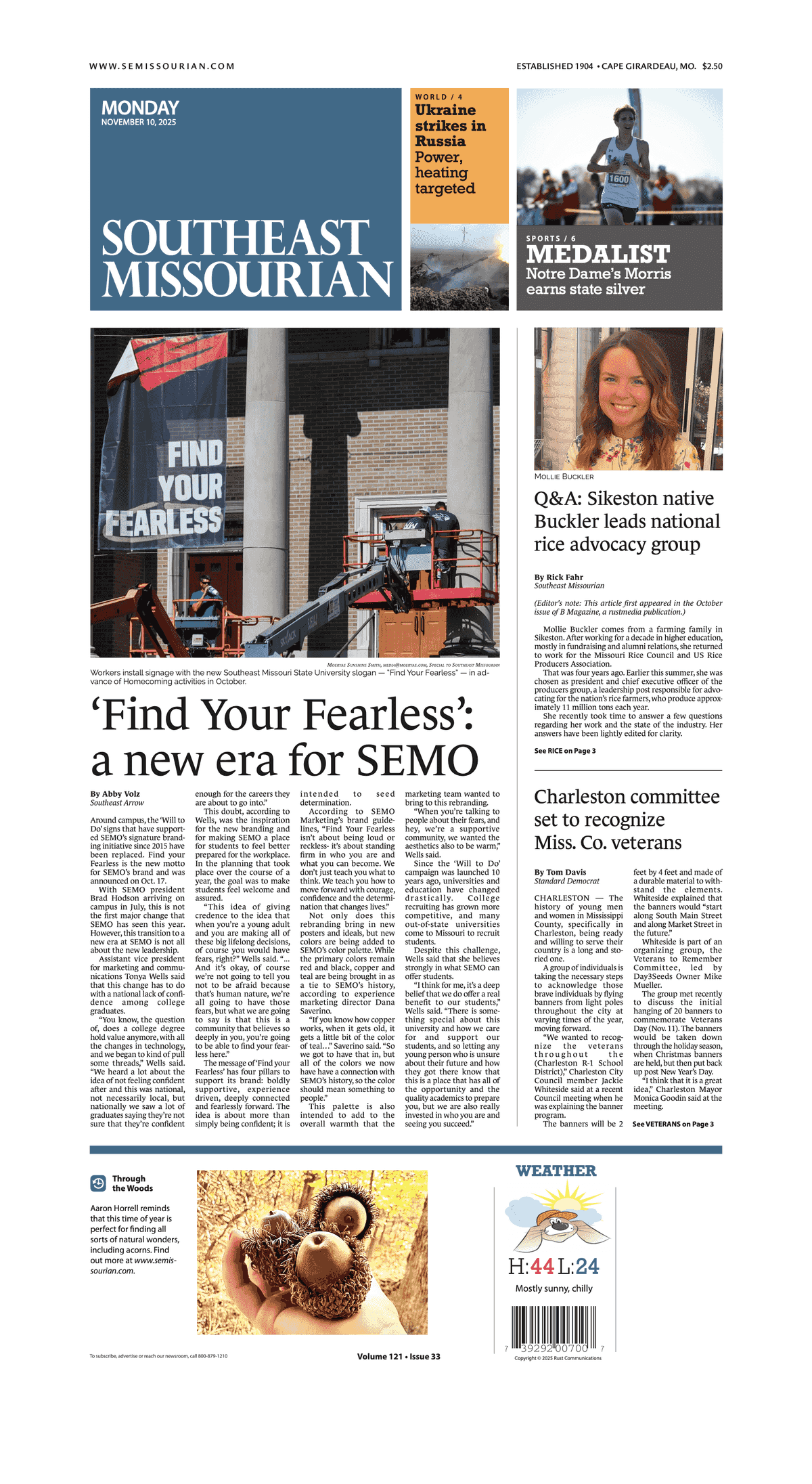 Monday, November 10, 2025: E-Edition