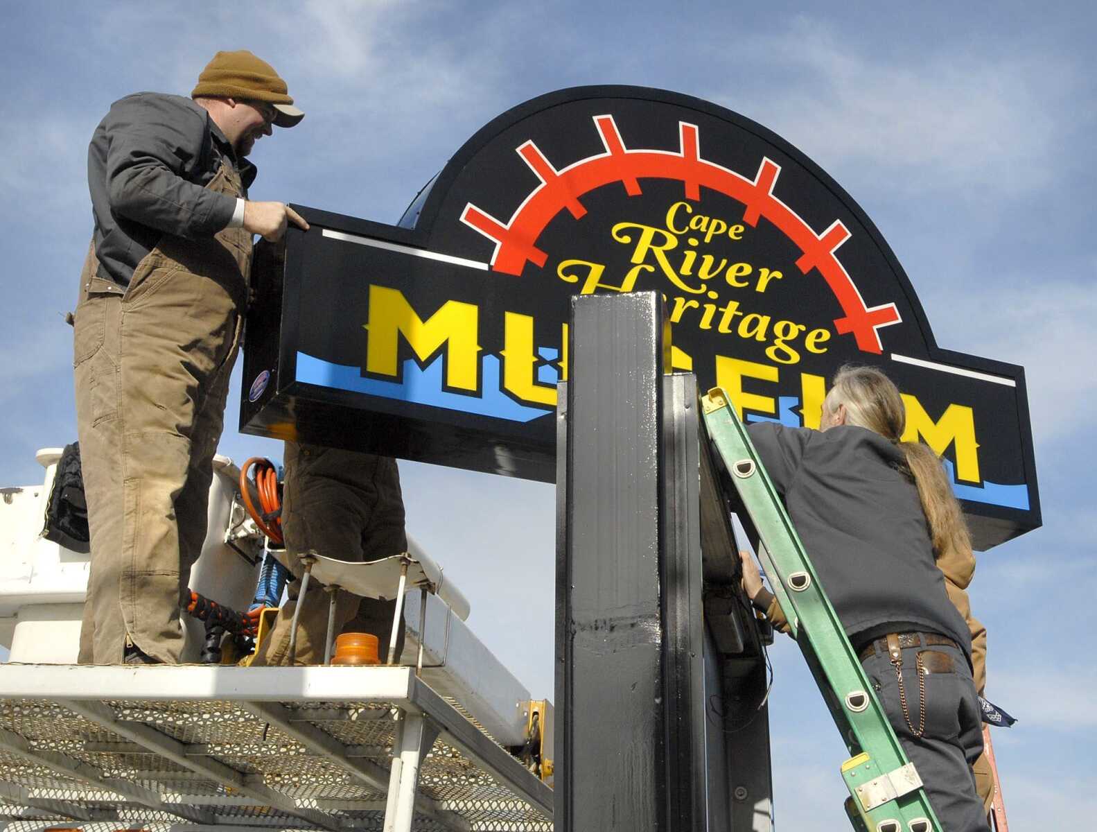 New sign installed at Cape River Heritage Museum