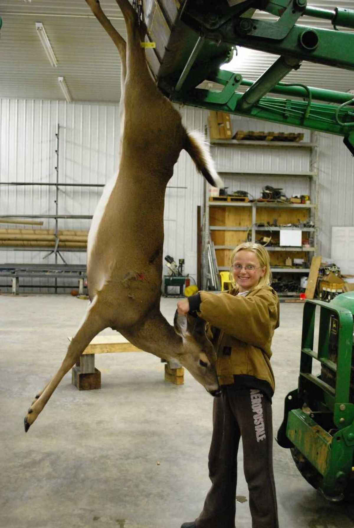 Megan Hawk, 11, bags her 2nd deer on Youth Hunting Weekend