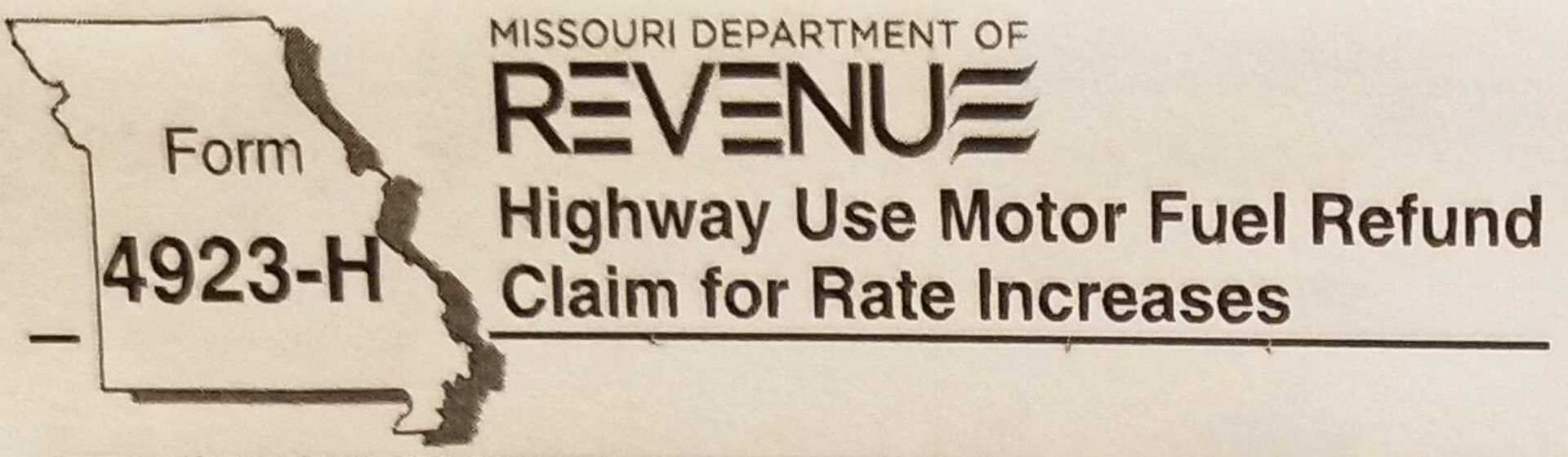 Online gas tax refund claim form now available