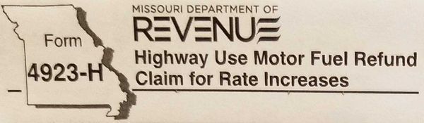 Online gas tax refund claim form now available