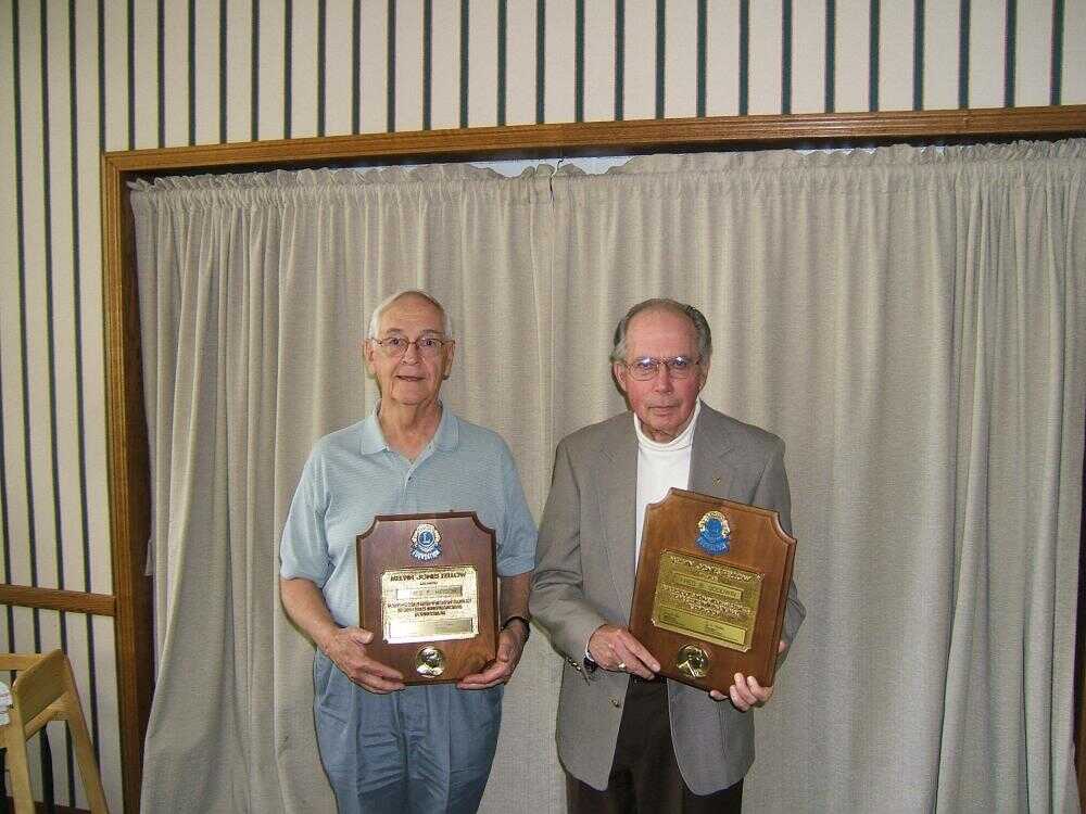 Lions Club members receive Melvin Jones Fellowship awards