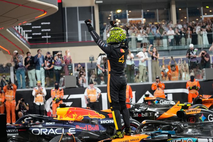 McLaren driver Lando Norris clinches his first F1 title at s...