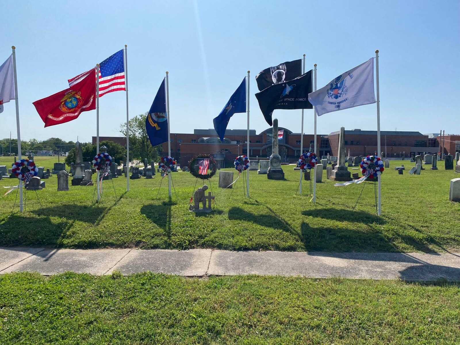 Rotary sponsors Veterans Memorial Display