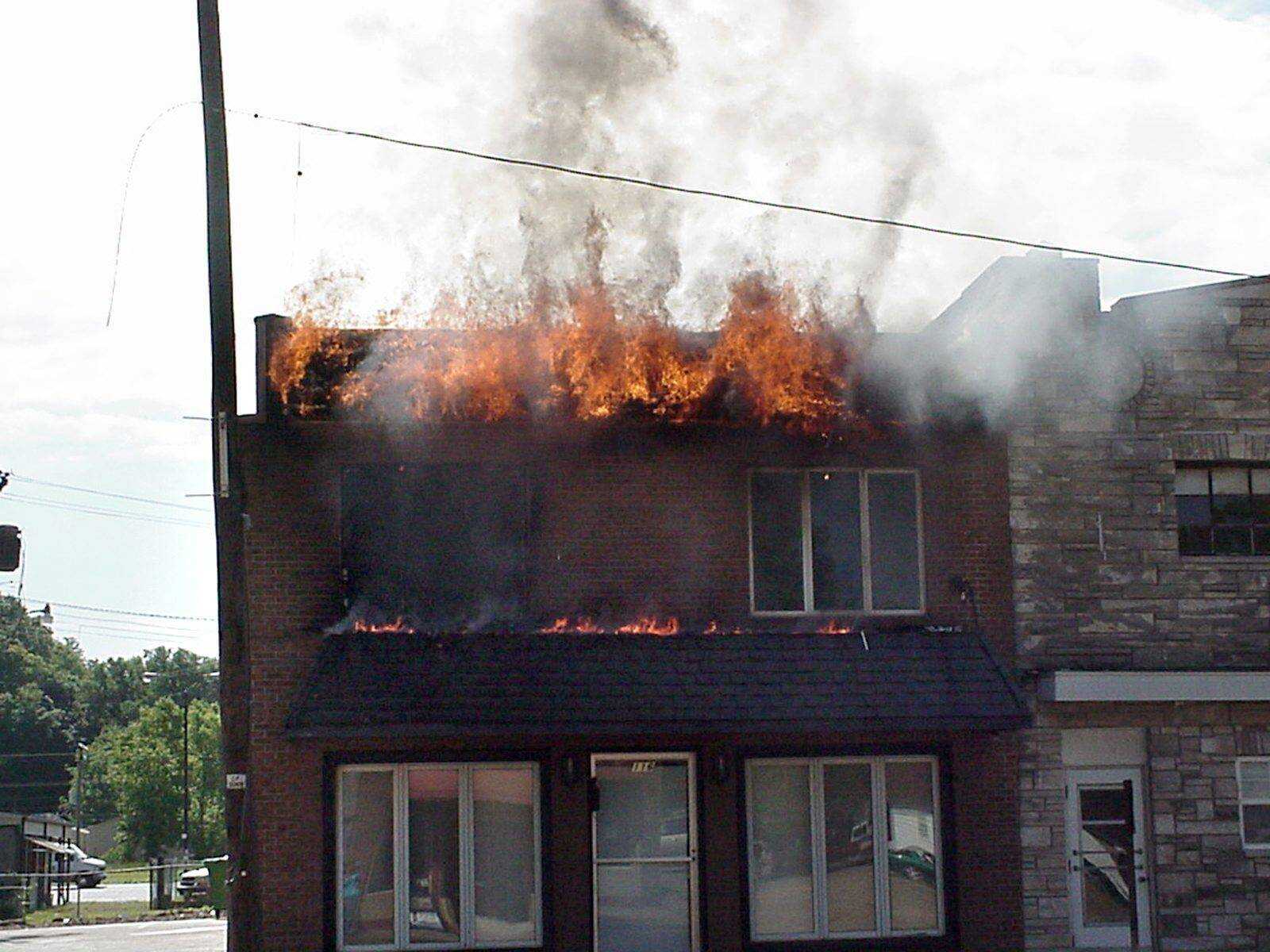Downtown Chaffee building heavily damaged by fire