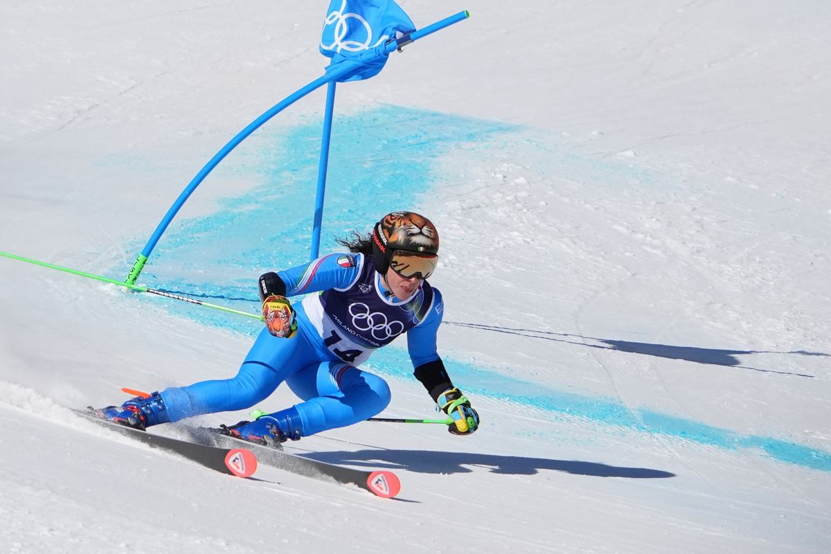 Italy's Federica Brignone fastest among early racers in women's giant ...