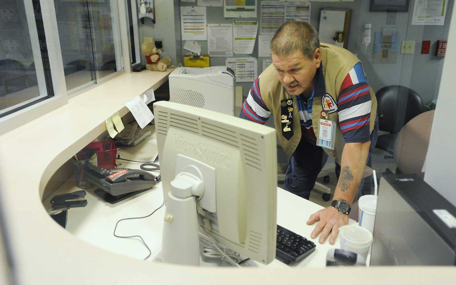 Richard Cornwell has volunteered more than 4,000 hours of service at S...