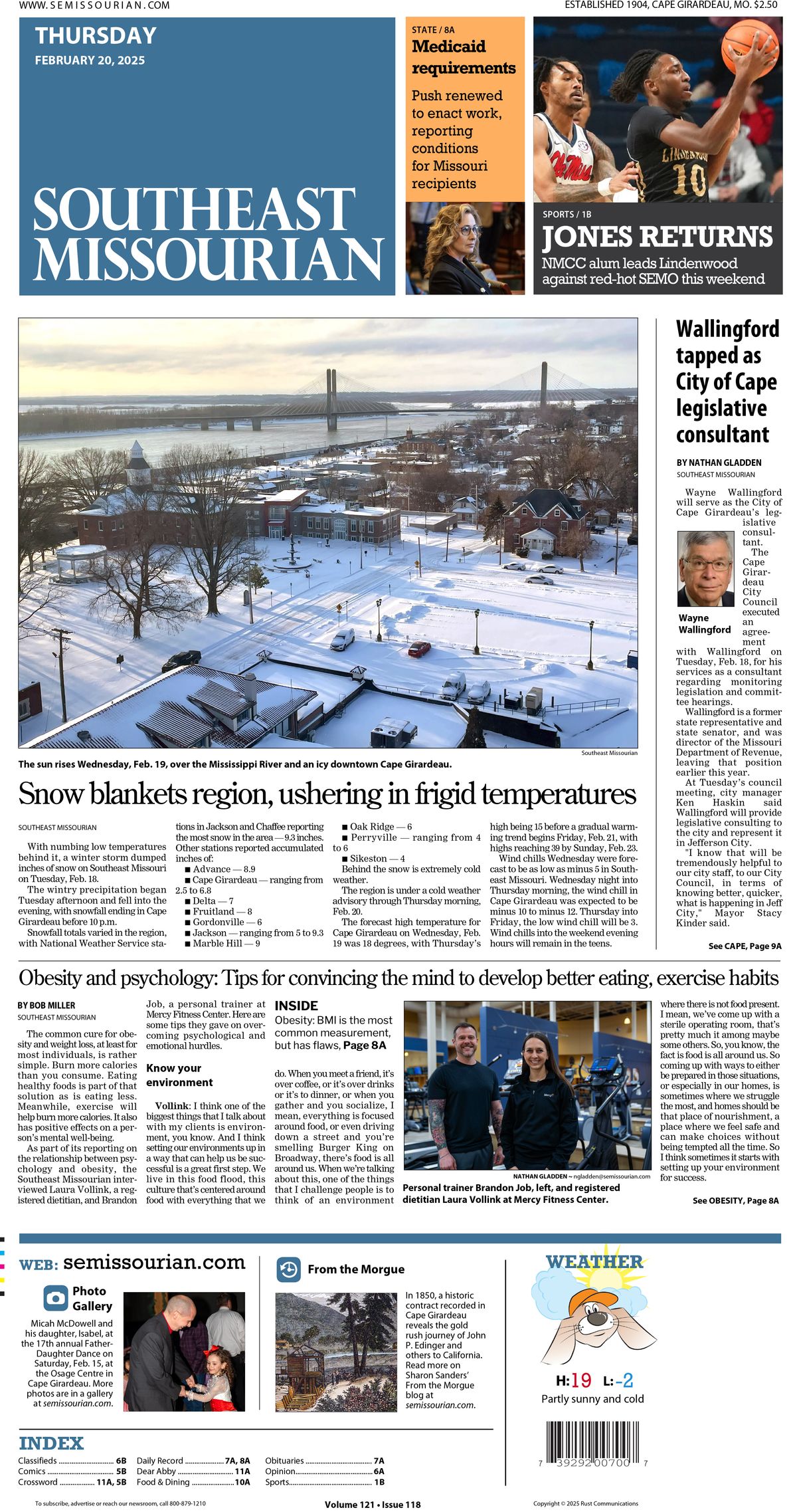 Thursday, February 20, 2025: E-Edition