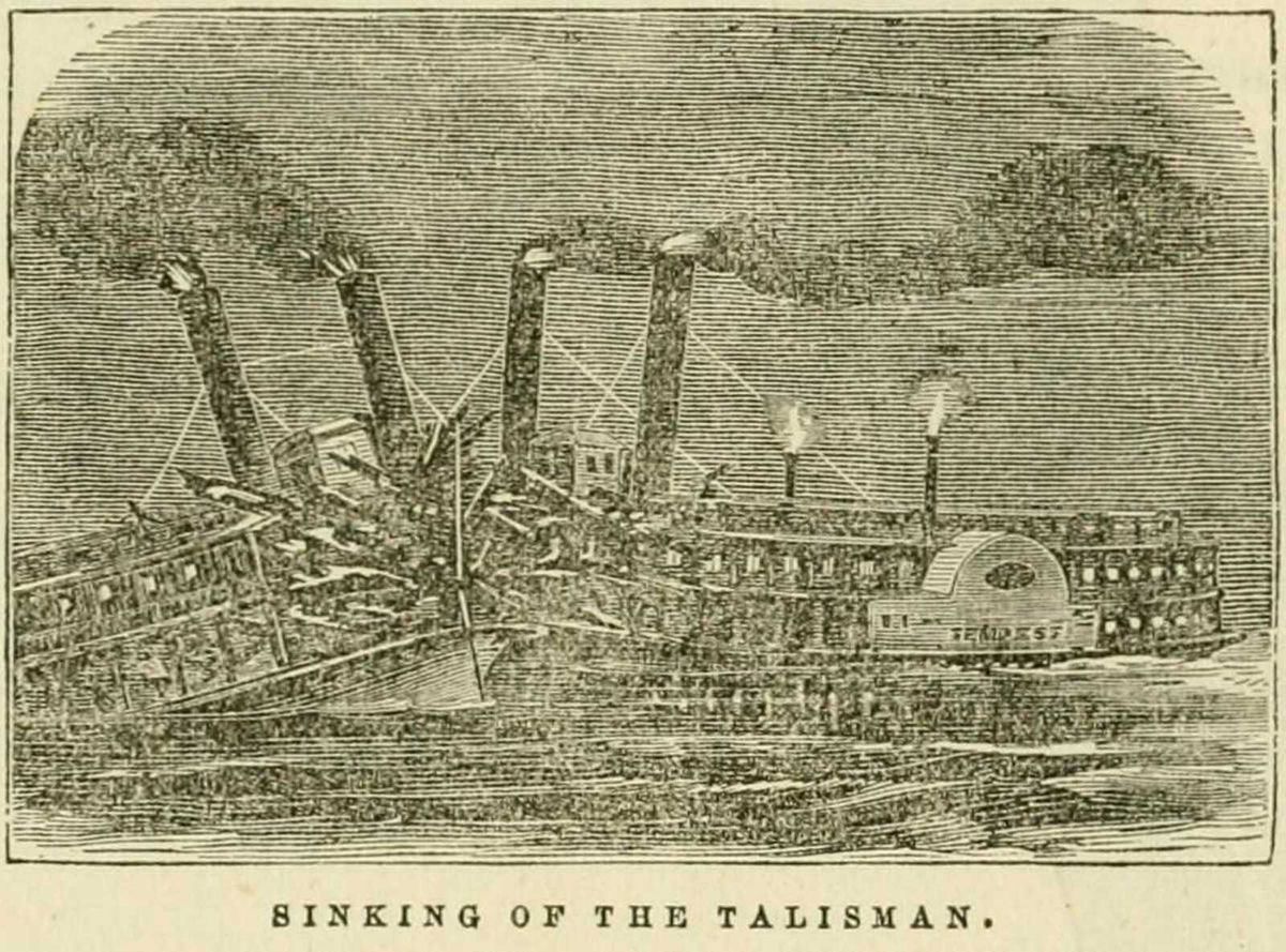 Steamboat travel was dangerous business in the 1800s