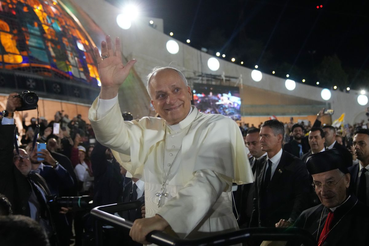 Pope wraps up Lebanon visit with silent prayer at site of 2020 port ex...