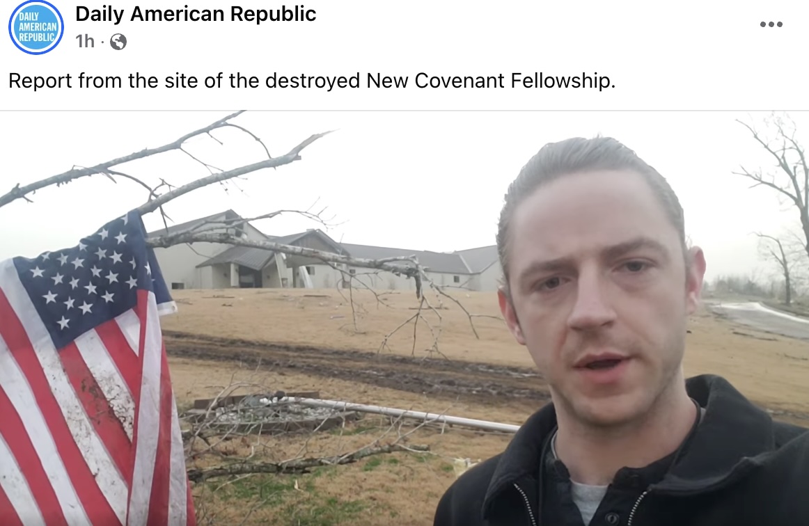 Live video updates from Daily American Republic newspaper about tornad...