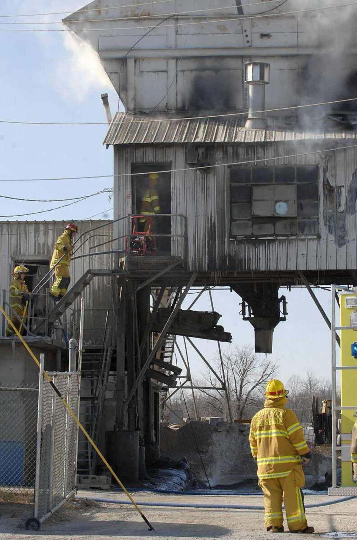 No injuries in fire at Scott City concrete plant