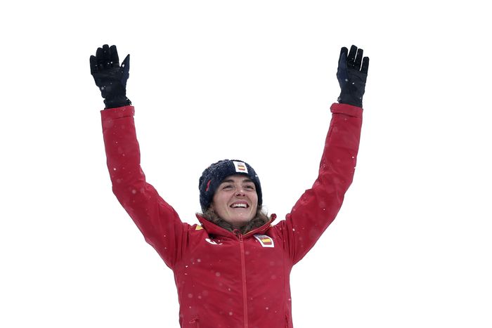 Ana Alonso Rodriguez’s hard climb to Olympic skimo bronze began off th...