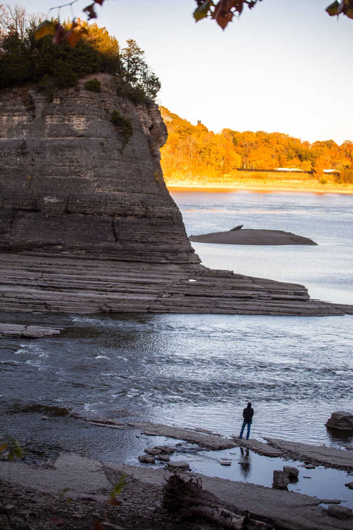 Road to Tower Rock closed because of construction
