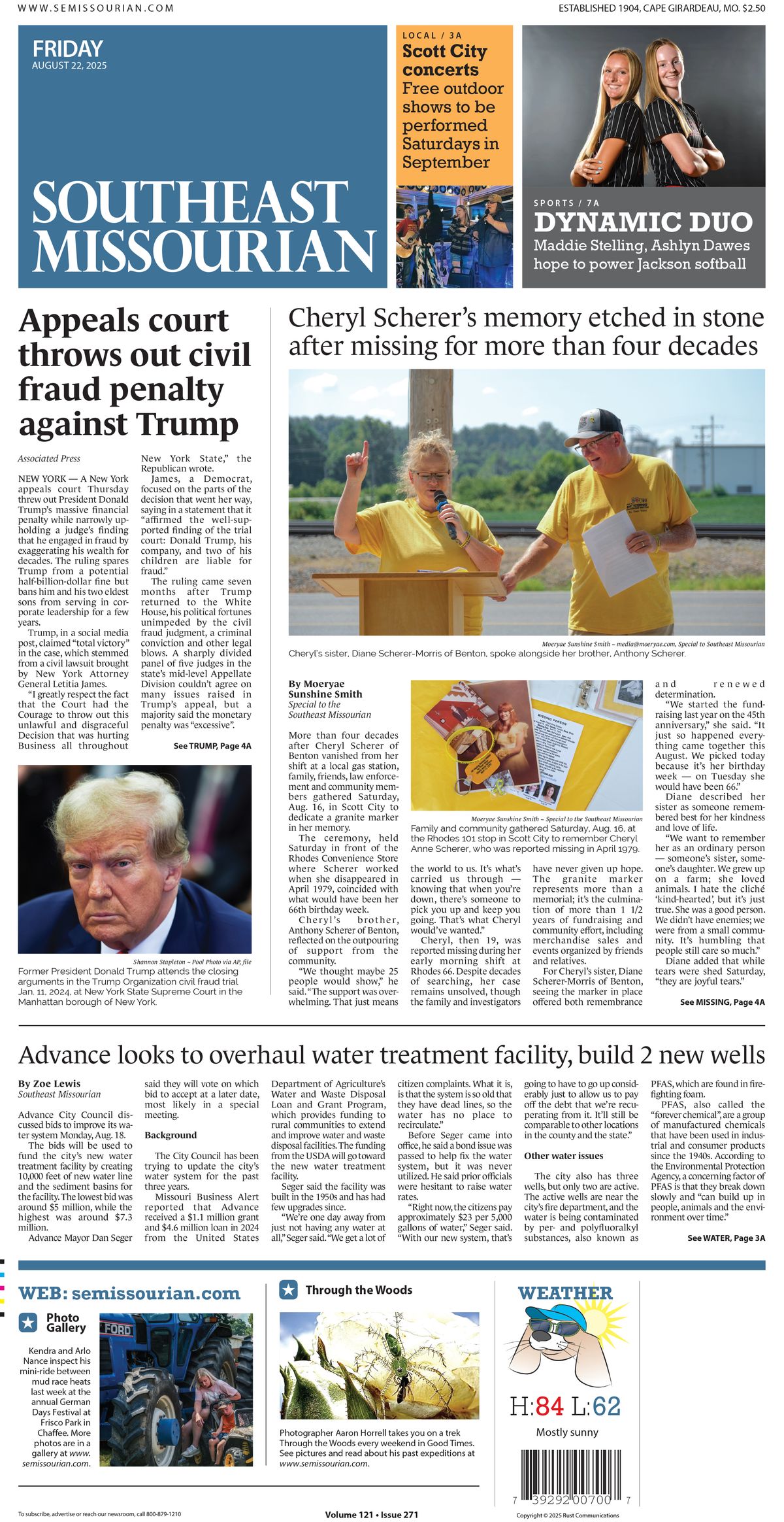 Friday, August 22, 2025: E-Edition