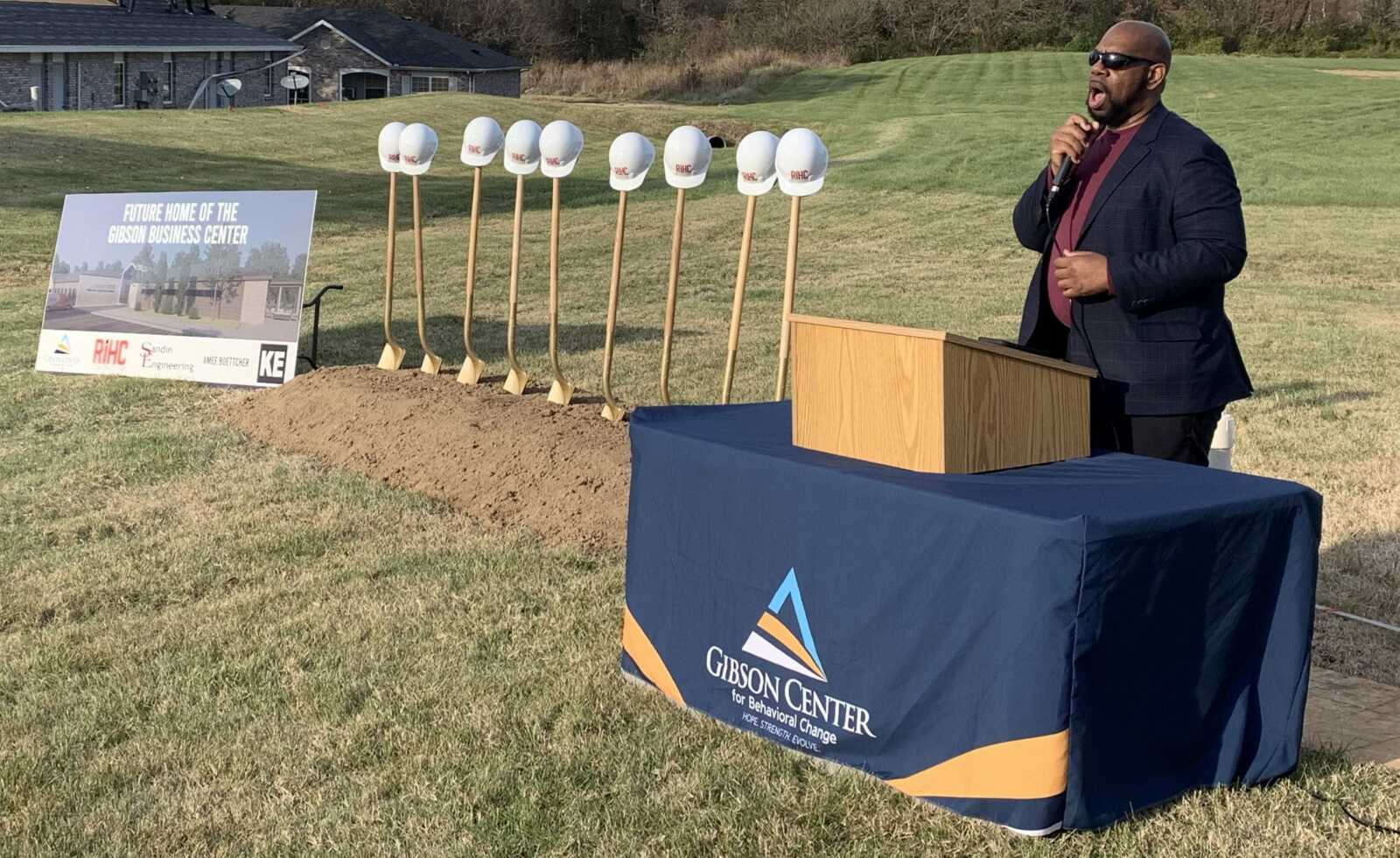 Gibson Center for Behavioral Change breaks ground for new business cen...