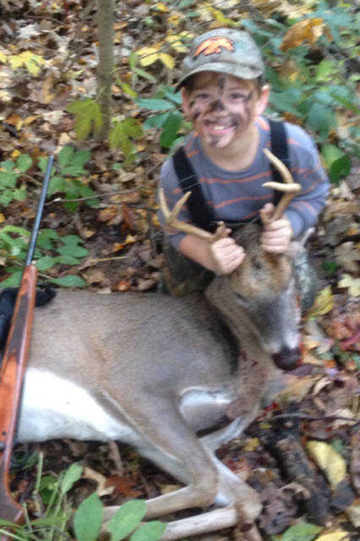 Caleb's first deer!