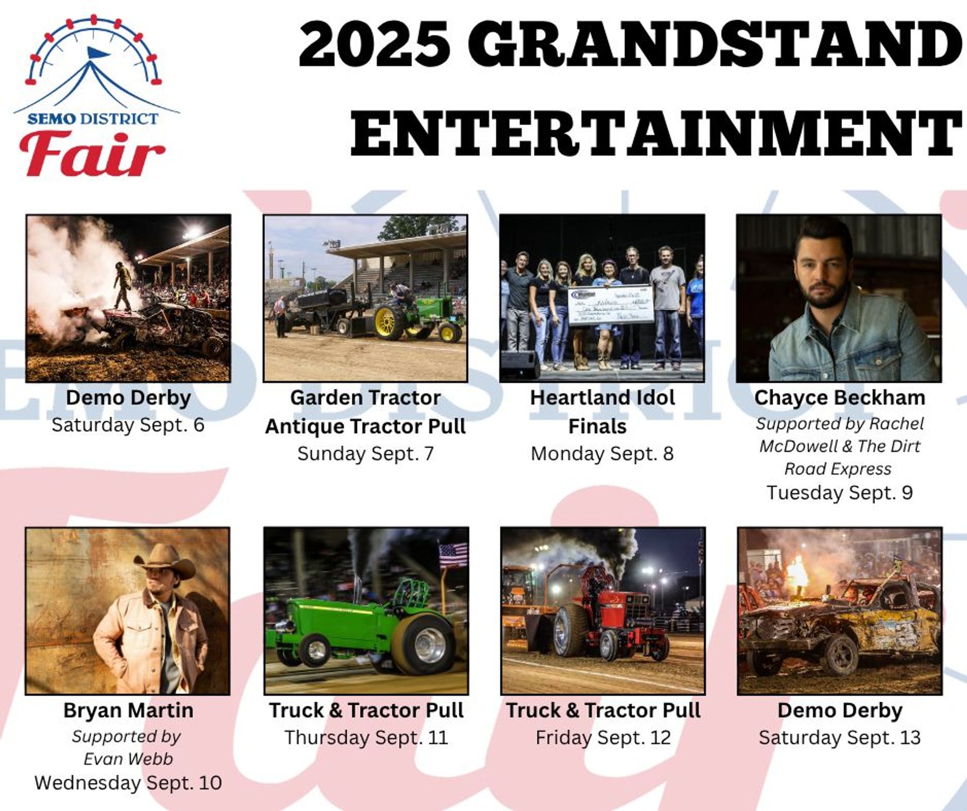 What to expect at the 2025 SEMO District Fair: Concerts, demo derbies,...
