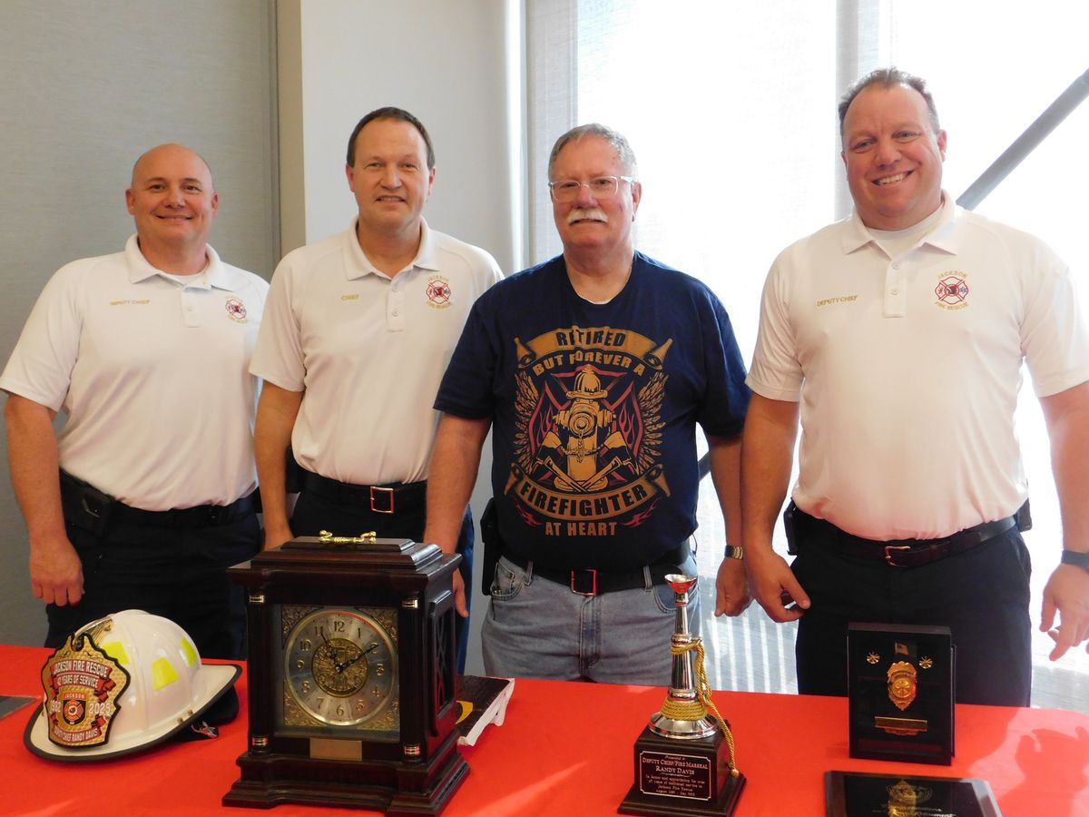 Career of courage: Jackson honors deputy chief Randy Davis a...