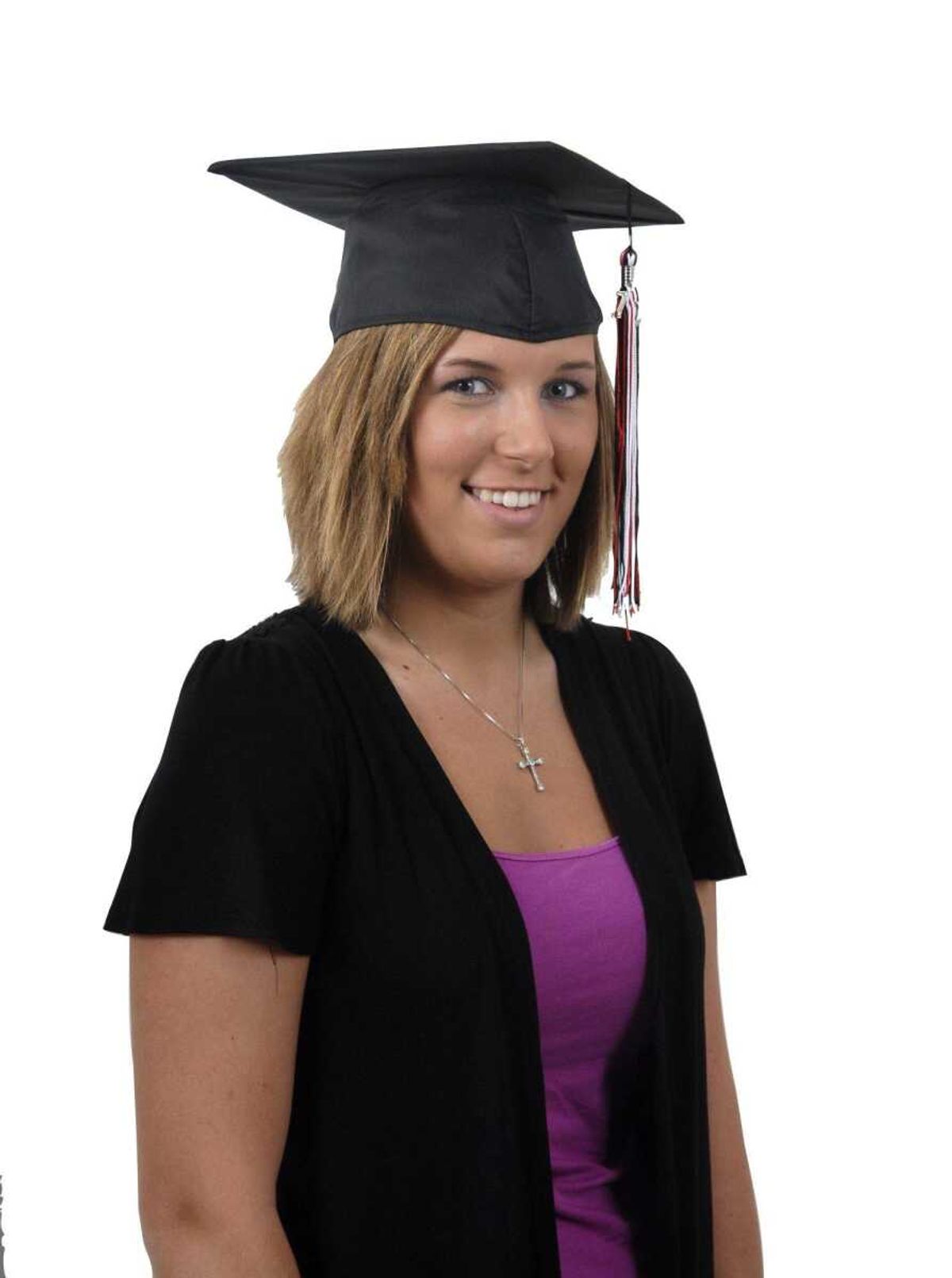 At the top: Valedictorian LaGena Strobel, Bell City