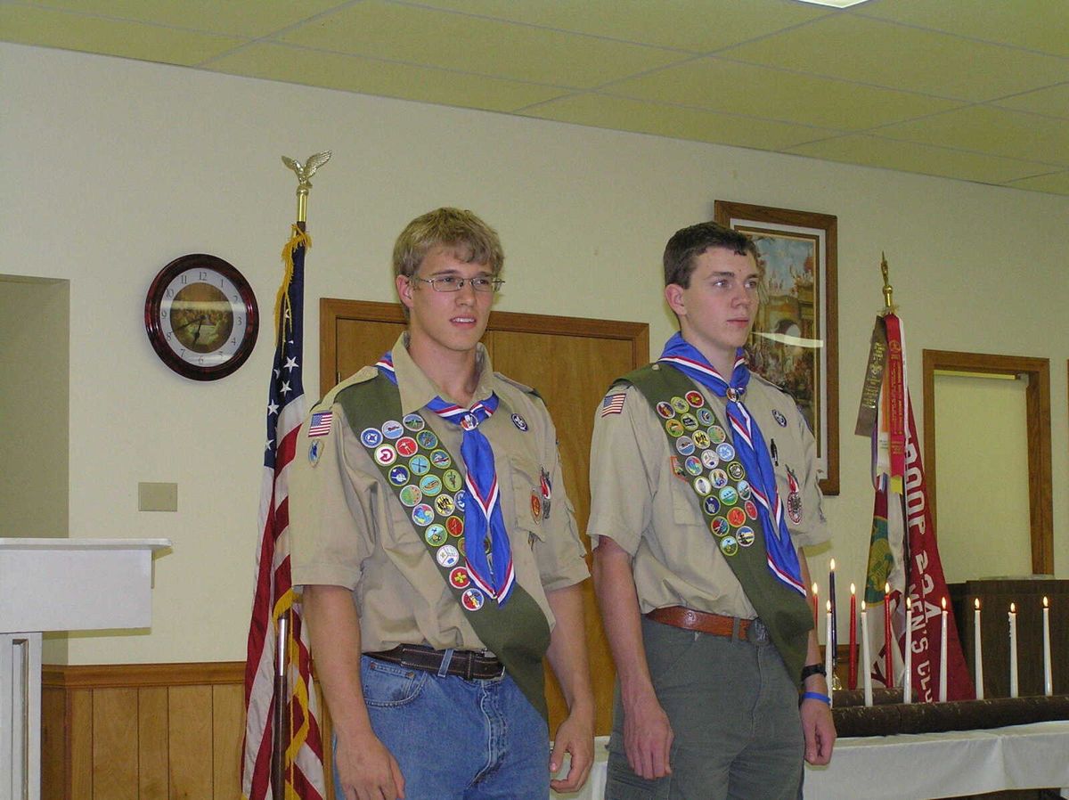 Boy Scouts achieve rank of Eagle
