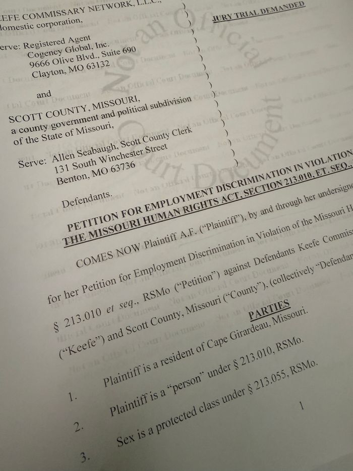 Scott County battling sexual harassment lawsuit in jail; wom...