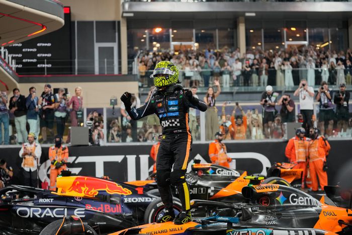 McLaren driver Lando Norris clinches his first F1 title at s...