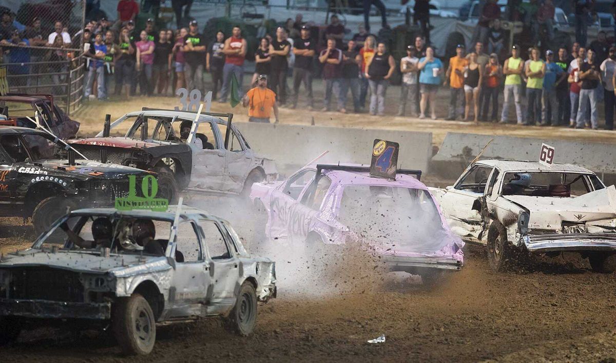Demolition derby draws sell-out crowd