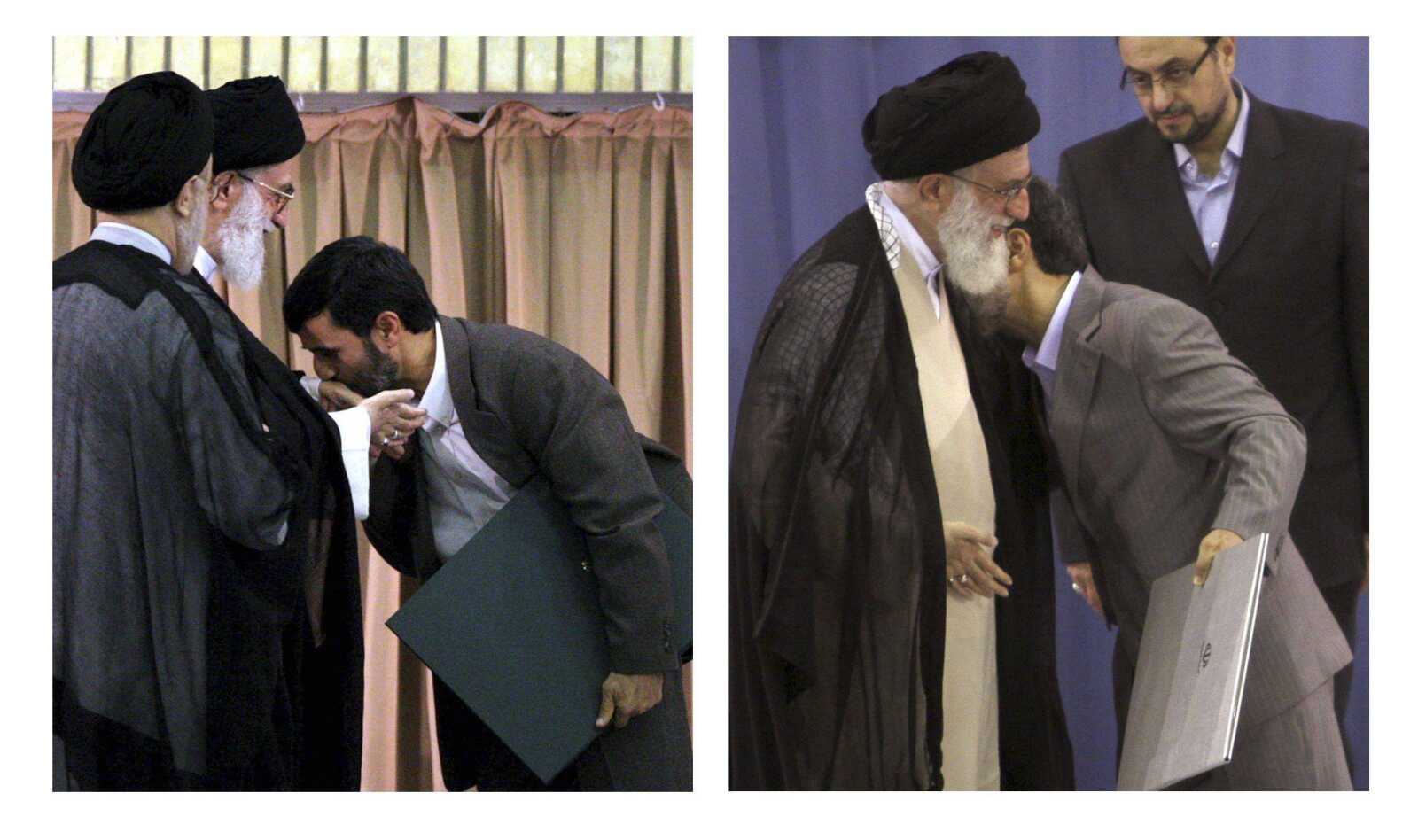 Iran president confirmed but sealed without a kiss