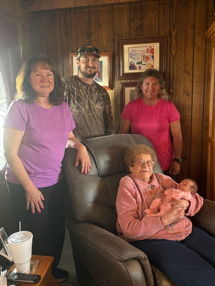 Five generations of the Miller family