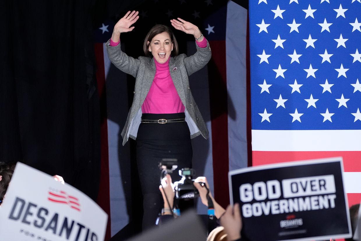 Iowa Republican Gov. Kim Reynolds announces she won't seek reelection ...