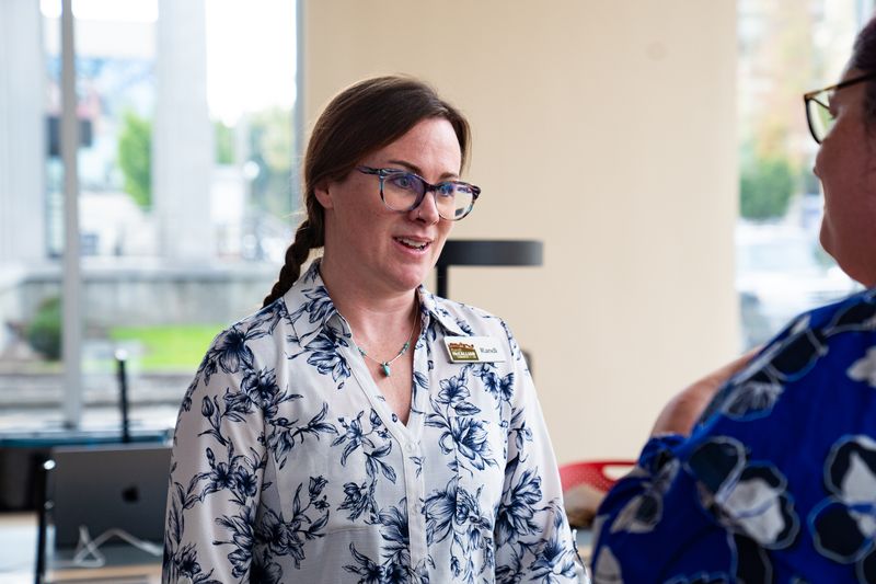 Democratic Missouri 8th Congressional District candidate speaks at Pi...