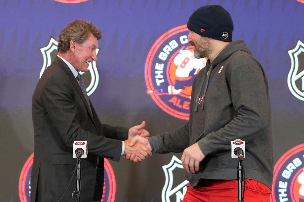 Alex Ovechkin and Wayne Gretzky are tied at 894 goals. Ovech...