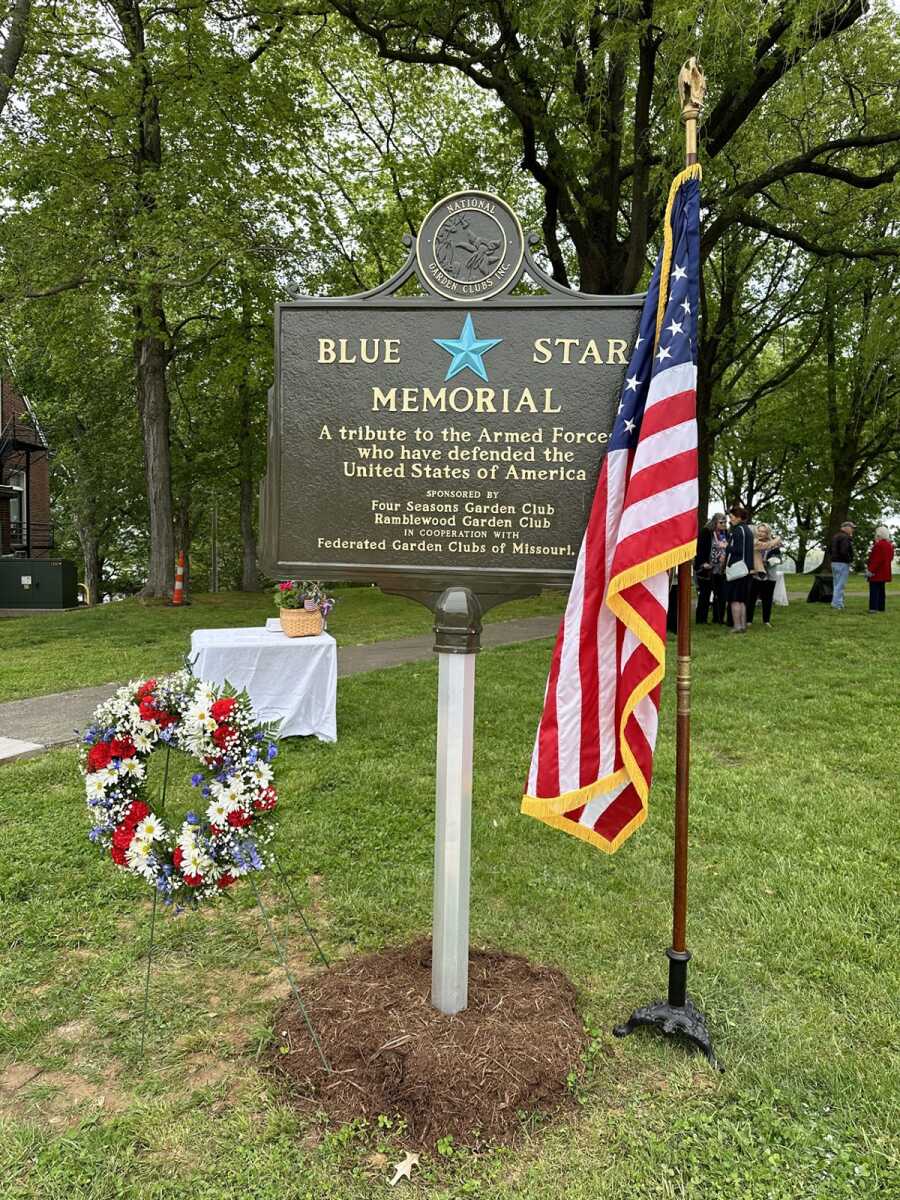 Blue star marker iinstalled