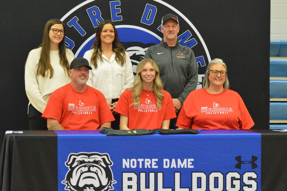 Notre Dame volleyball standout Courtney Tatum signs NLI with...