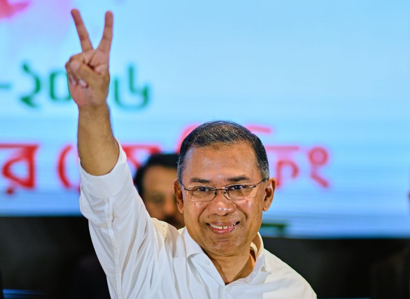 Bangladesh’s new prime minister is sworn in after his party’s landslid...